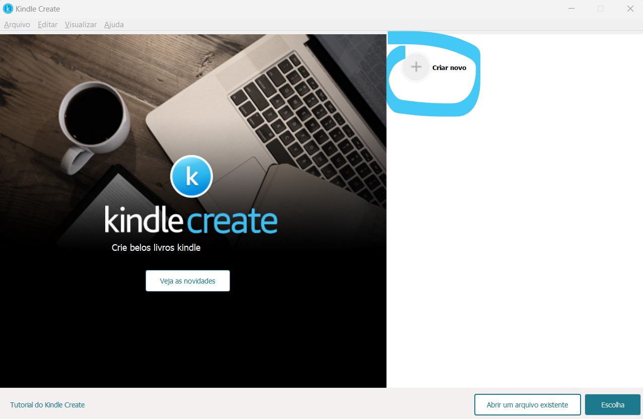 Kindle Create guia em 9 etapas - Ebook Z
